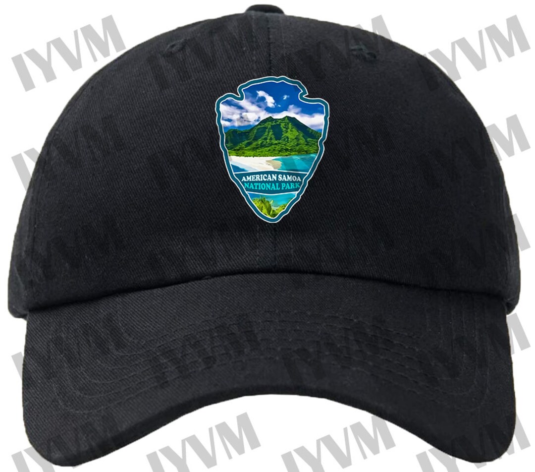 American Samoa National Park Baseball Cap Hat Hook & Loop Closure - US ...