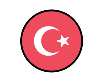 Turkey Flag Sticker, Durable and Vibrant Adhesive Decal, Show Your Love ...