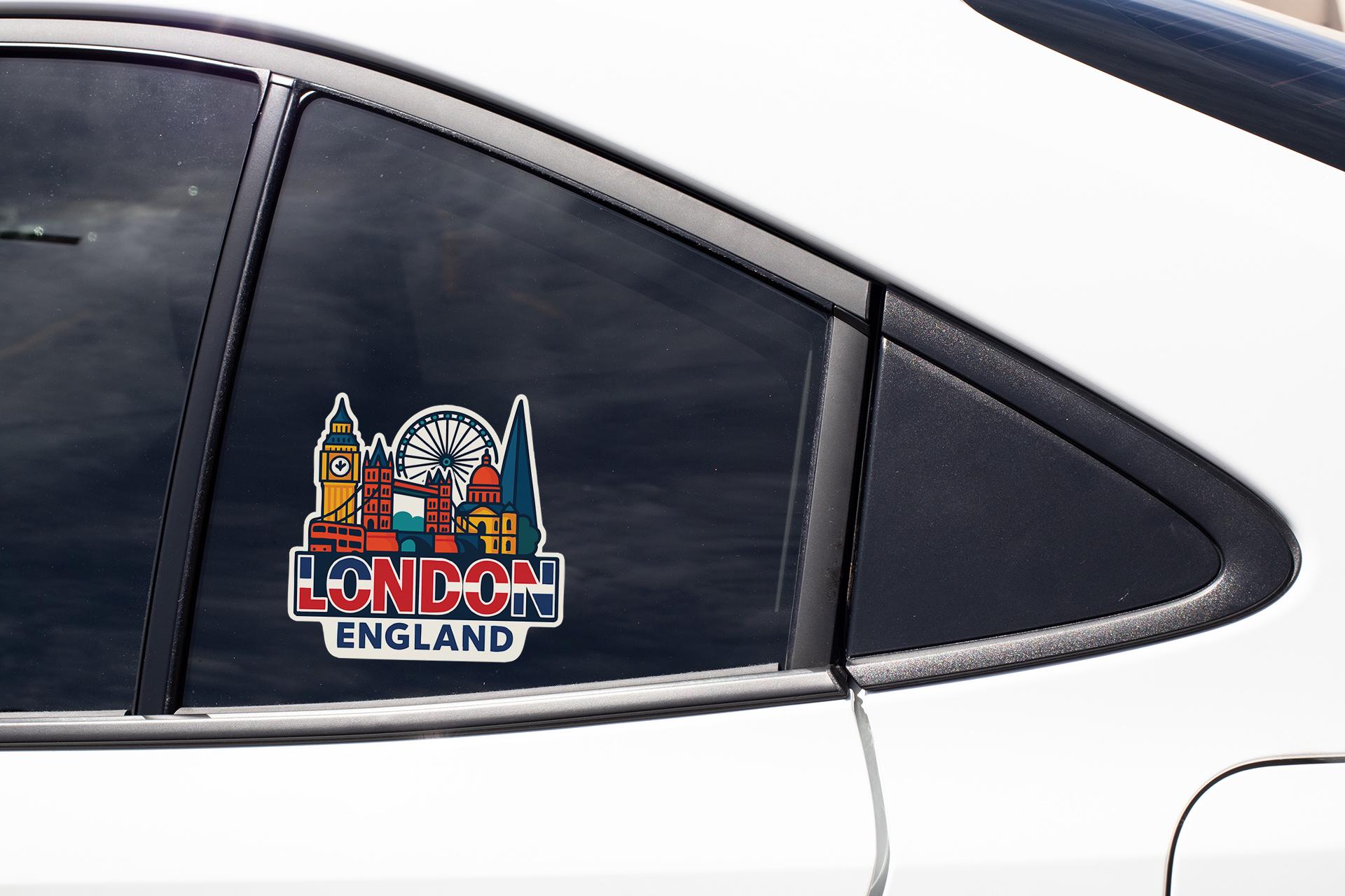 London Sticker Decal Vinyl Die-cut City Skyline Landmark Design - Etsy