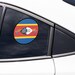 Eswatini Flag Circle Sticker Decal - Etsy