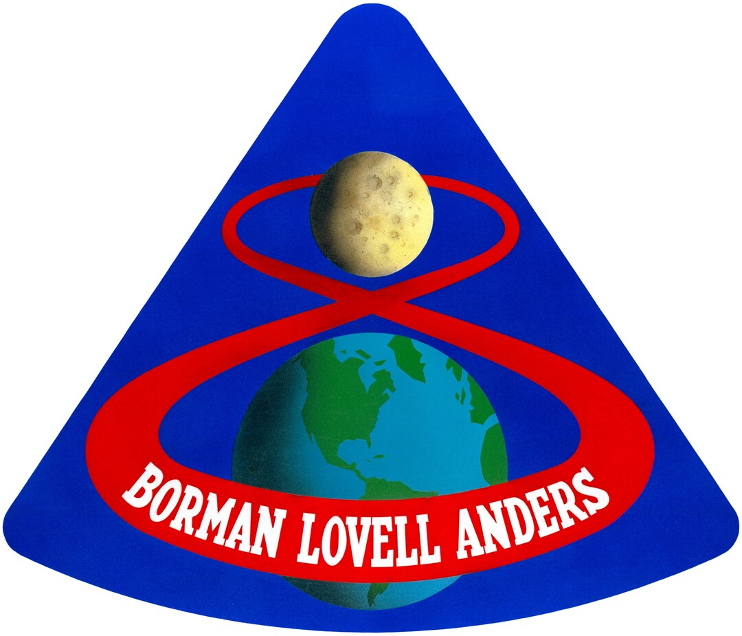 NASA Apollo 8 Mission Patch Sticker Decal NASA Apollo Program - Etsy