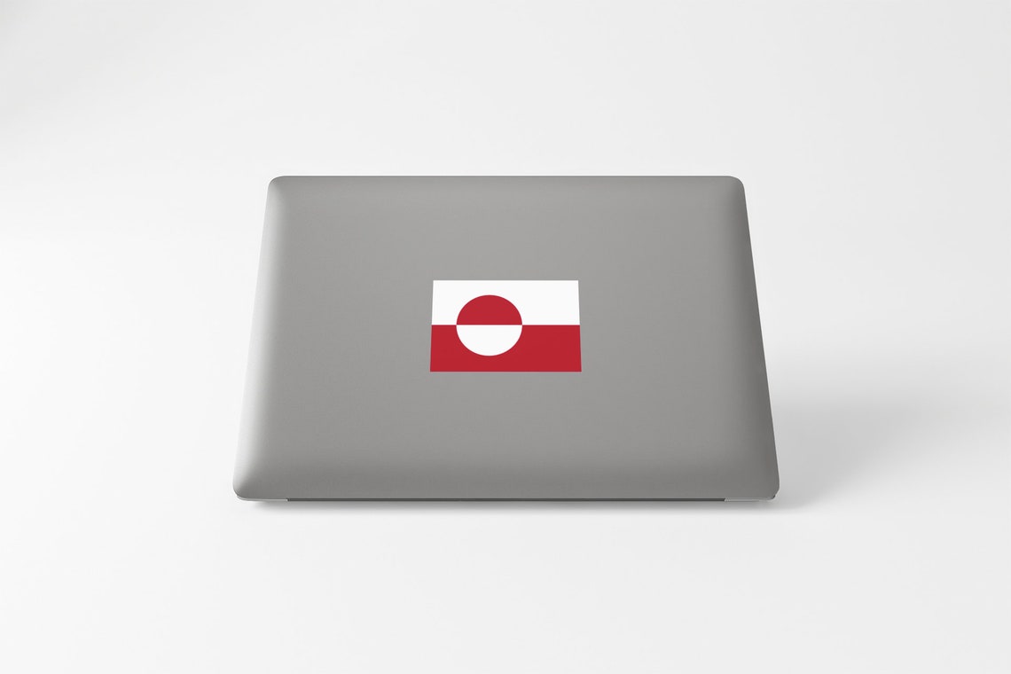 Greenland Flag Sticker Decal / Greenlandic / Kingdom of - Etsy