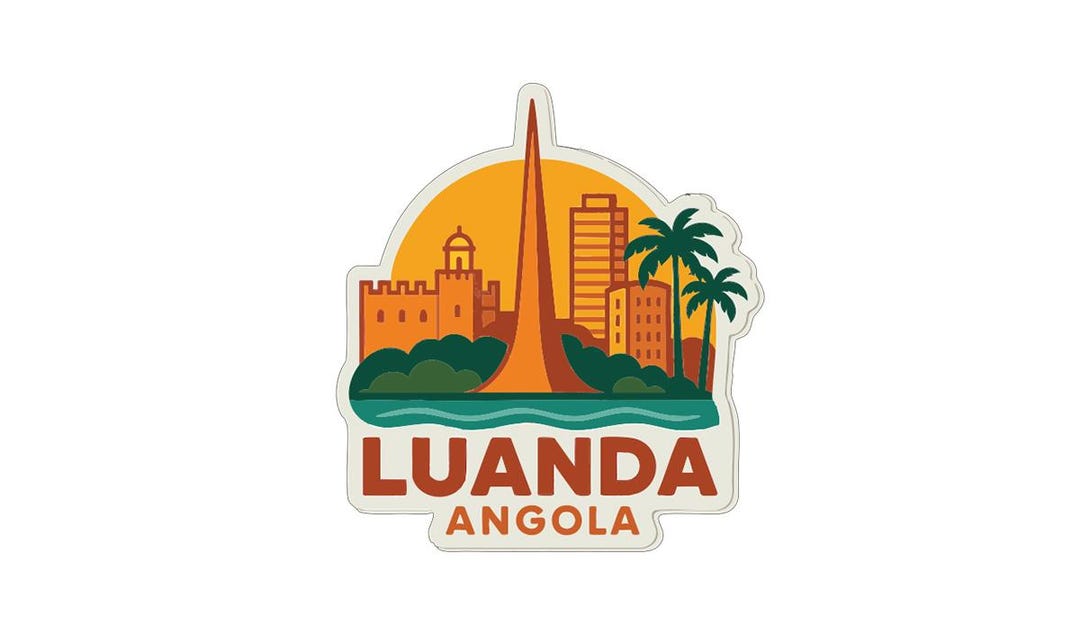 Luanda Angola Sticker Decal Vinyl Die-cut City Skyline Landmark Design ...