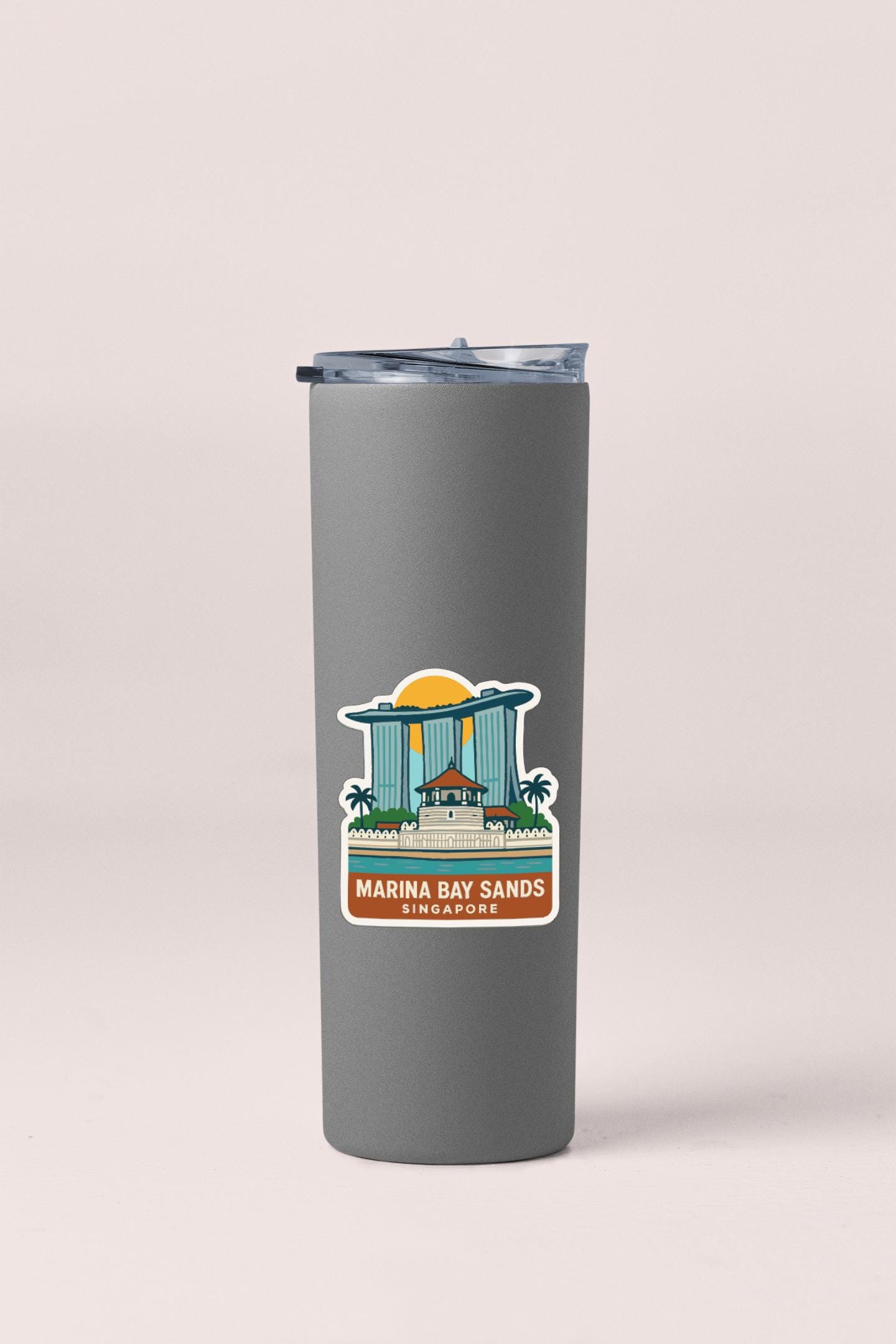 Marina Bay Sands Singapore Sticker Decal Vinyl Die-cut Symbolic ...