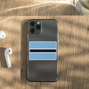 Botswana Flag Sticker Decal - Etsy