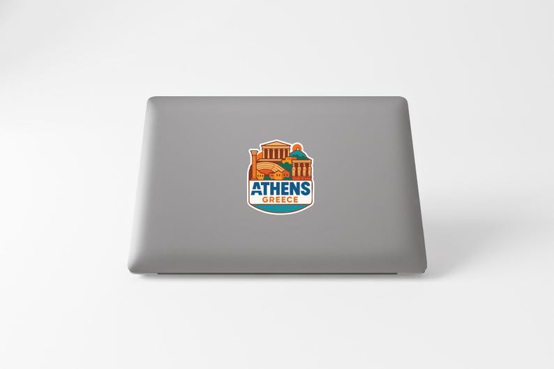 Athens Greece Sticker Decal Vinyl Die-cut City Skyline Landmark Design ...
