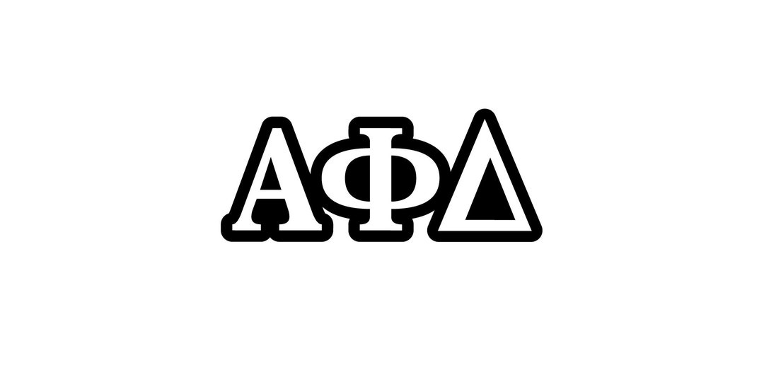 Alpha Phi Delta ΑΦΔ Fraternity Sticker Decal / Greek Life Spirits ...