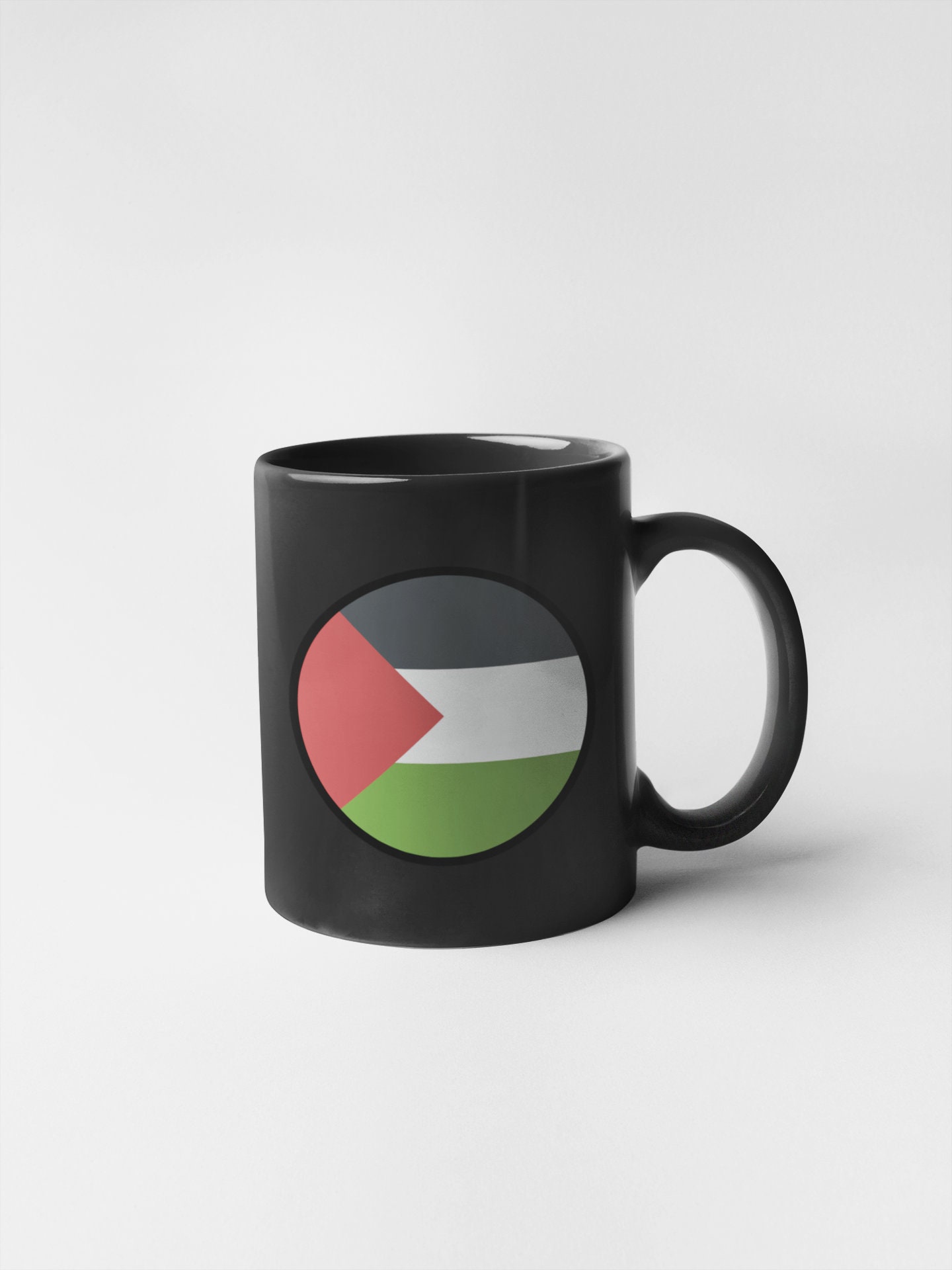Palestinian Authority Flag Circle Sticker Decal - Etsy