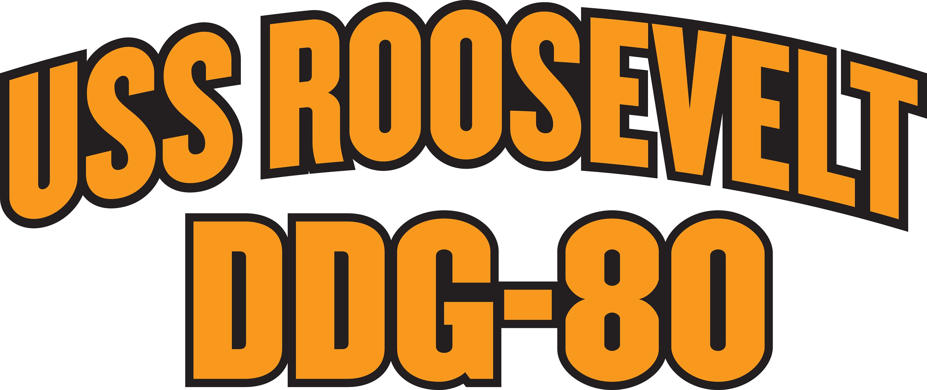 USS Roosevelt DDG-80 Sticker Decal Arleigh Burke Class | Etsy