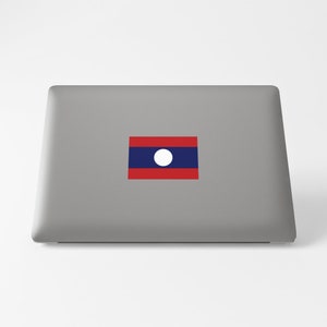 Laos Flag Sticker Decal / Lao People's Democratic Republic / Vientiane ...