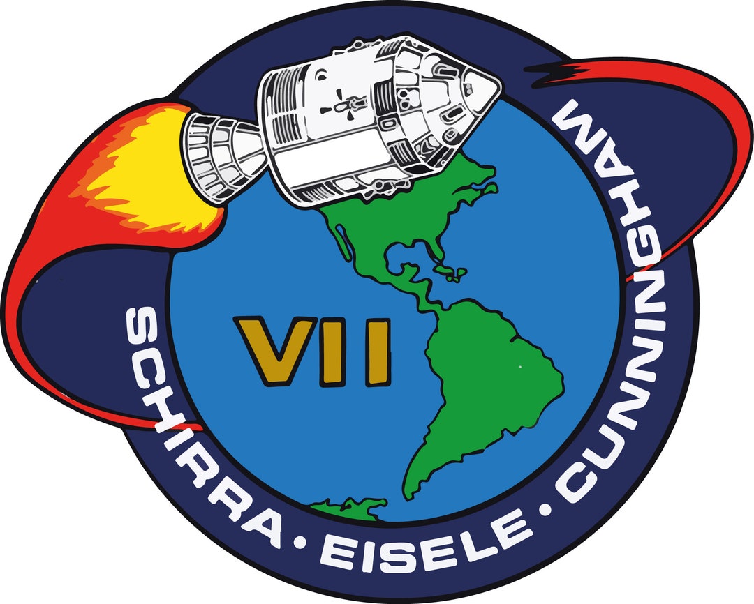 NASA Apollo 7 Mission Patch Sticker Decal NASA Apollo Program - Etsy