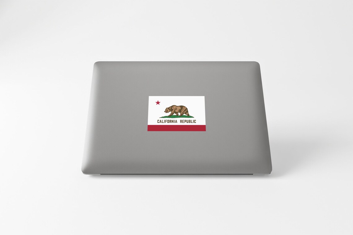State of California Flag Sticker Decal / USA California State | Etsy