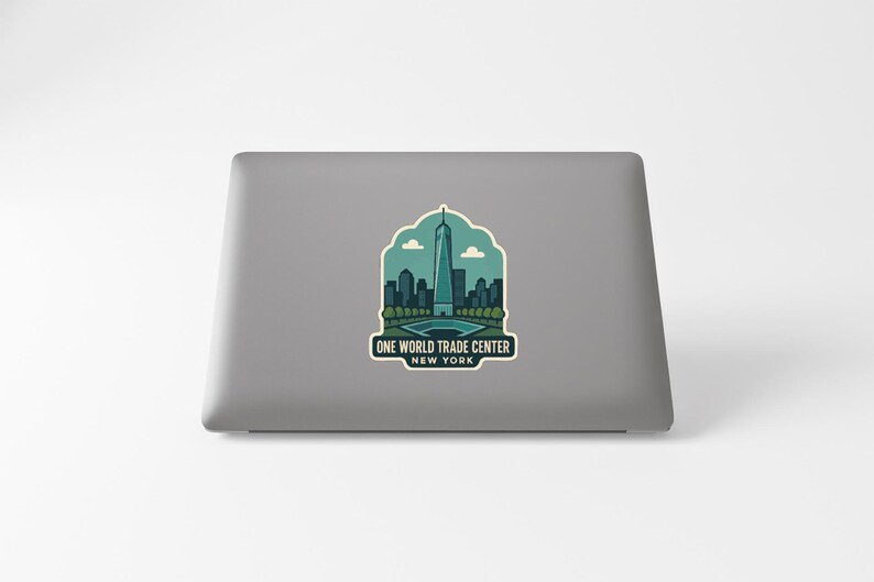 One World Trade Center & 9/11 Memorial New York Sticker Decal Vinyl Die ...