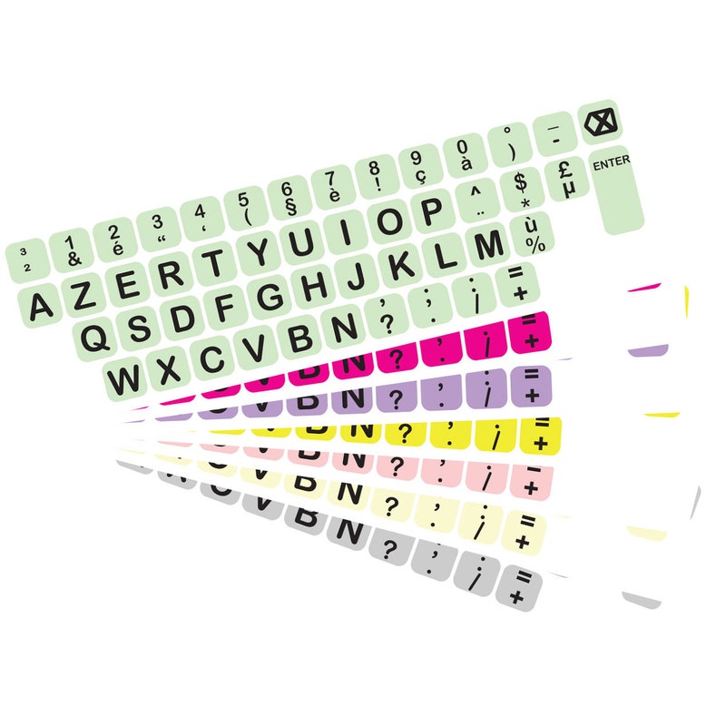 Custom Keyboard Keys Stickers - Etsy