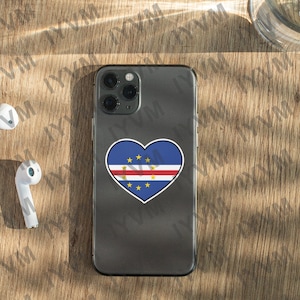 Cape Verde Flag Sticker Decal / Cabo Verde / Republic of Cabo Verde ...