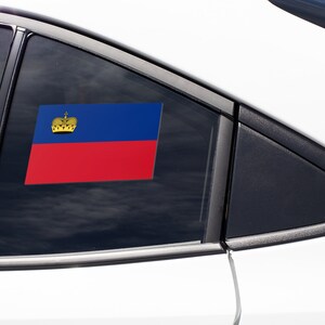 Liechtenstein Flag Sticker Decal - Etsy