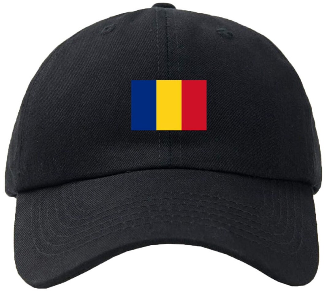 Romania Flag Baseball Cap Hat Hook & Loop Closure / România / Bucharest ...