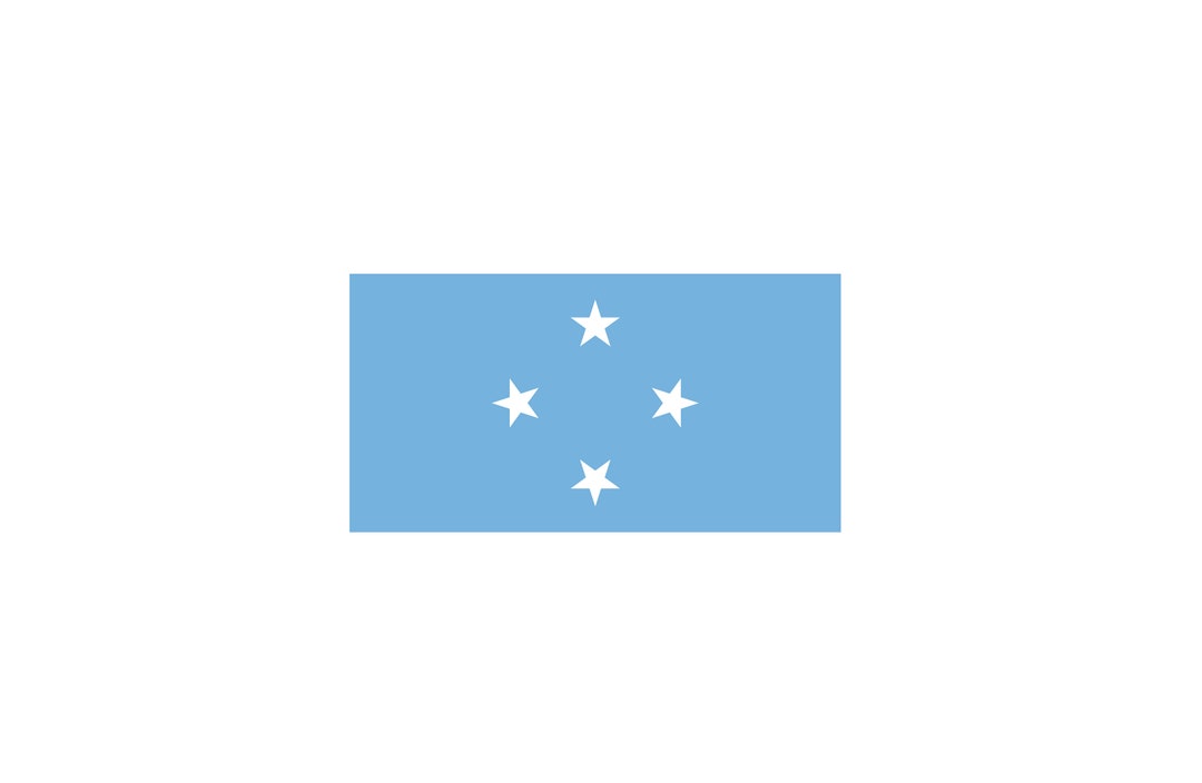 Micronesia Flag Sticker Decal - Etsy