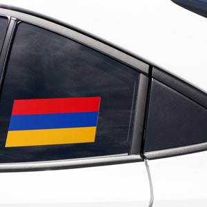 Armenia Flag Sticker Decal / Yerevan / Մեկ Ազգ, Մեկ Մշակույթ Mek Azg ...