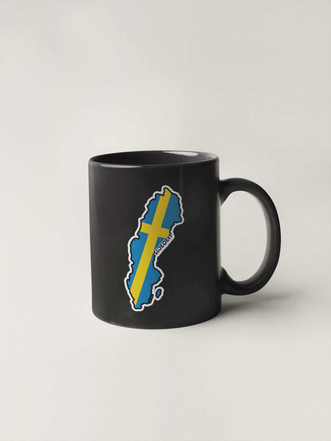 Sweden Map Flag Sticker Decal - Etsy