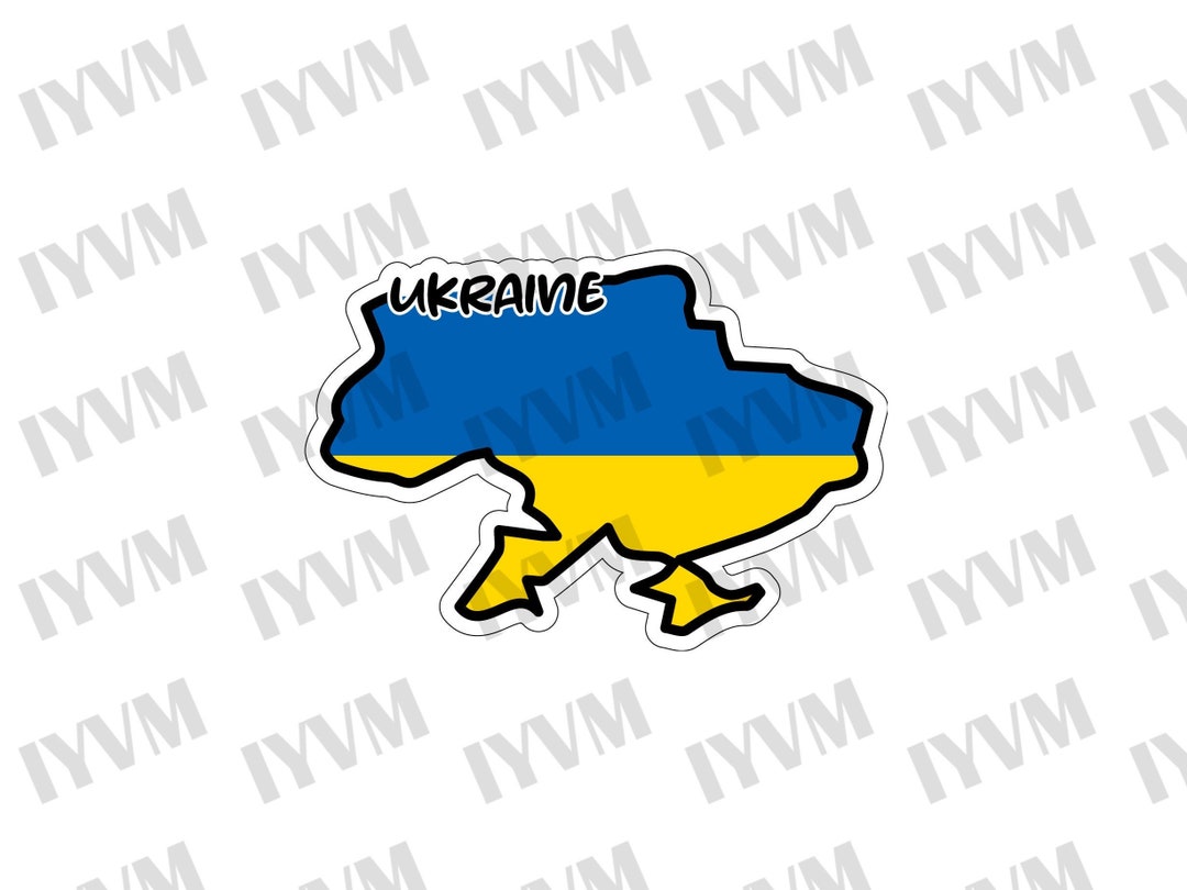 Ukraine Flag Slava Ukraini Sticker Decal / Russia Invasion / Anti War ...