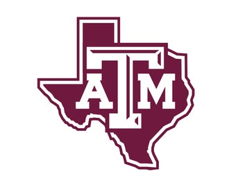 Texas A&m Decal - Etsy