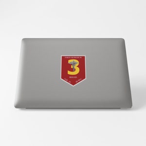 US Marine Corps Badge Sticker Decal 3rd Medical Battalion Car Sticker ...