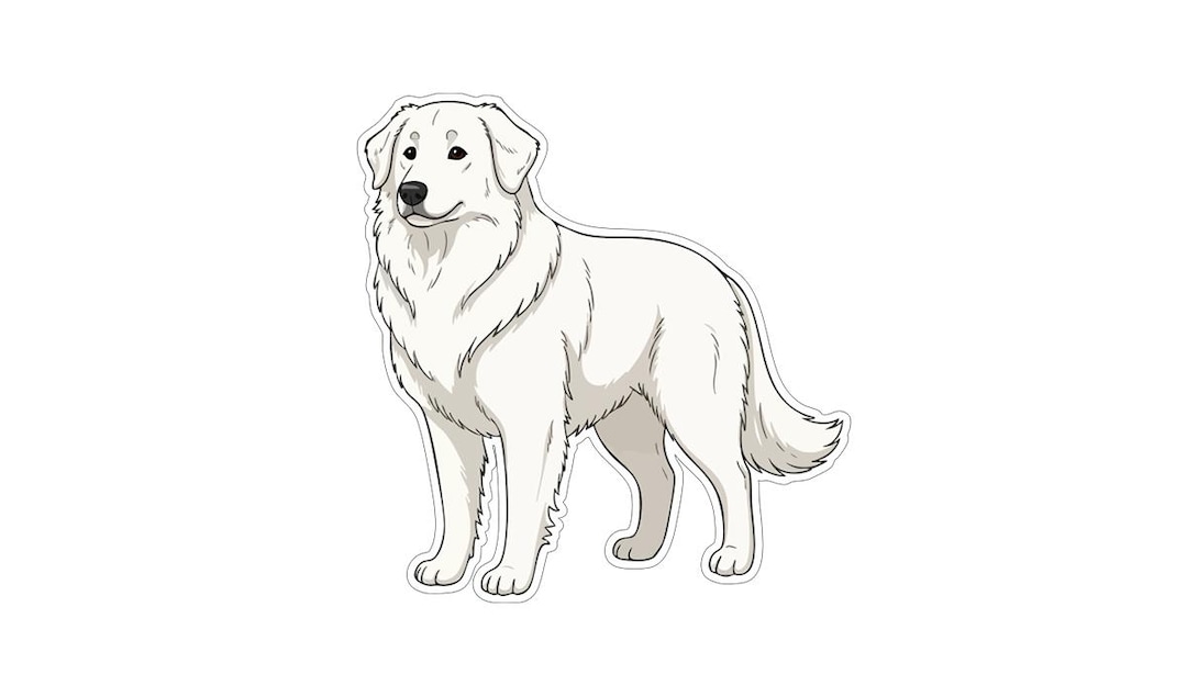 Great Pyrenees Sticker Decal Vinyl Die-cut Dog Companion Design - Etsy