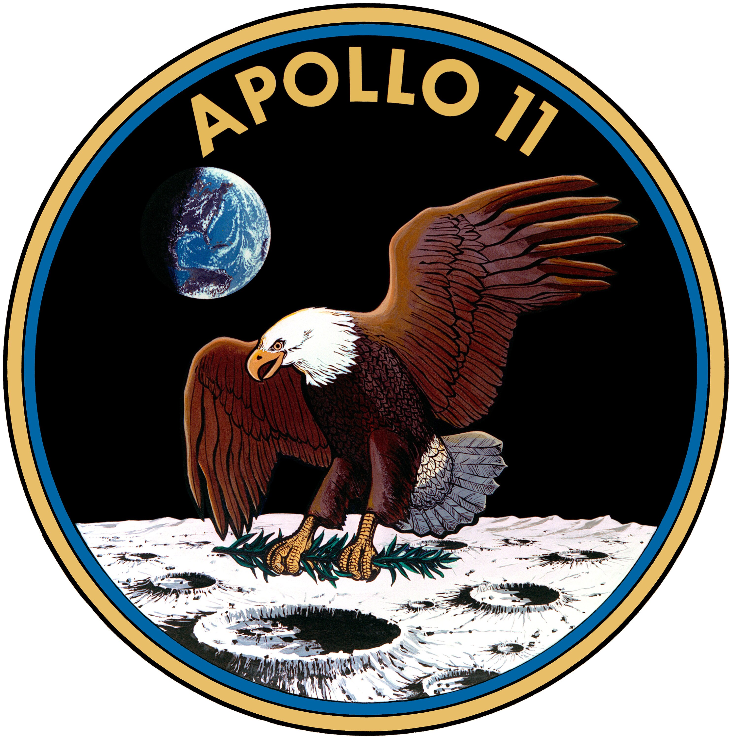 NASA Apollo 11 Mission Patch Sticker Decal NASA Apollo Program - Etsy