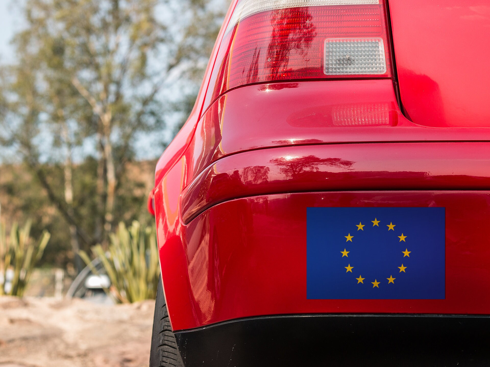 European Union EU Europe Flag Sticker Decal - Etsy