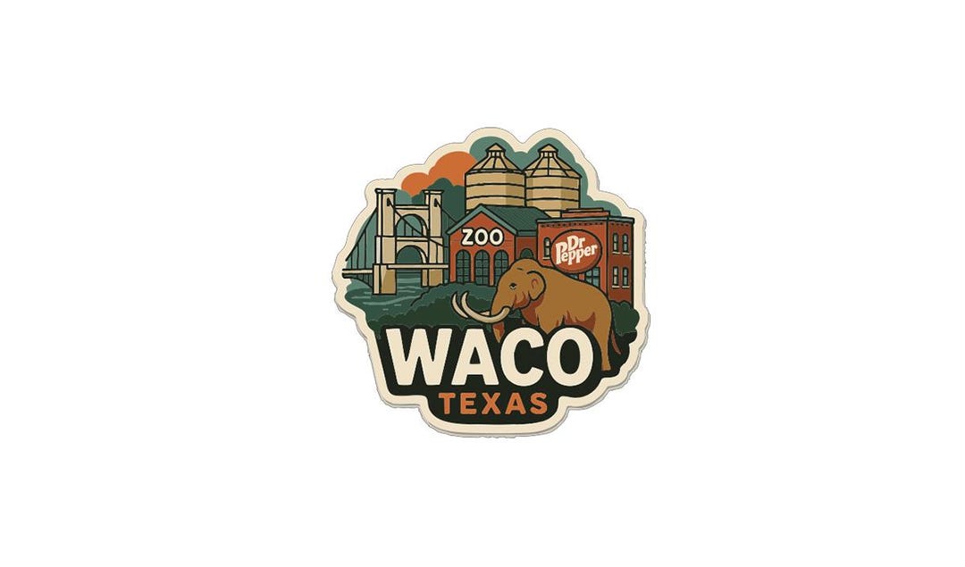 Waco Texas Sticker Decal Vinyl Die-cut City Skyline Landmark Design - Etsy