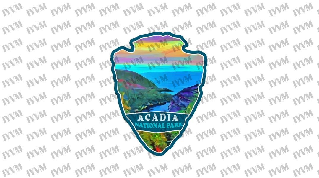Acadia National Park Decal Sticker - US National Parks Series - Etsy