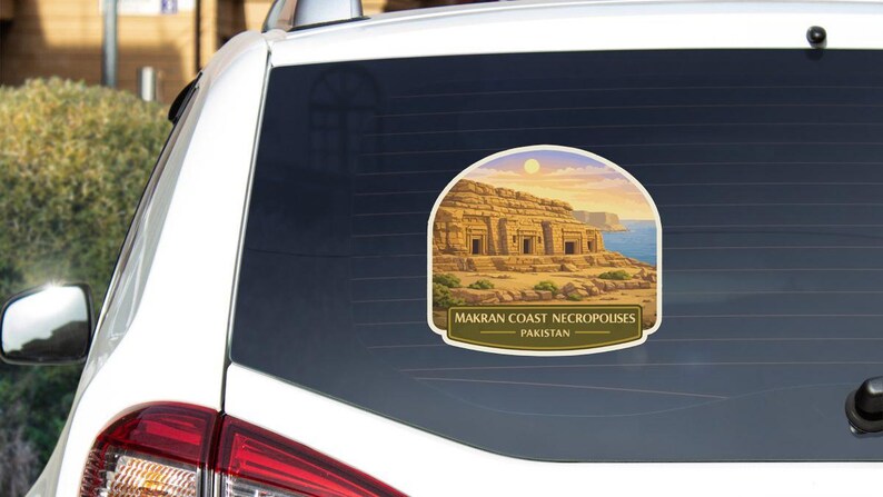 Makran Coast Necropolises Pakistan Sticker Decal Vinyl Die-cut World ...