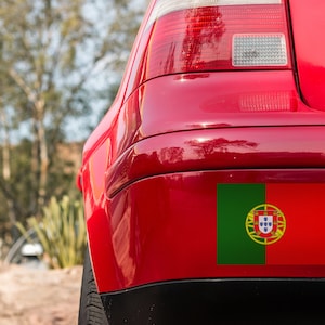 Portugal Flag Sticker Decal / Portuguese Republic / Esta é a Ditosa ...