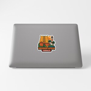 Thiruvananthapuram Kerala Sticker Decal Vinyl Die-cut City Skyline ...