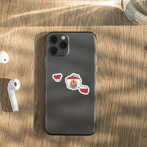 French Polynesia Map Flag Sticker Decal - Etsy