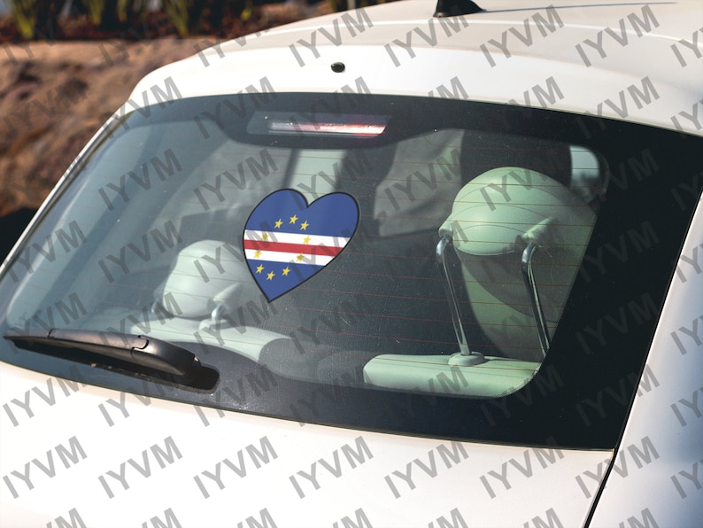 Cape Verde Flag Sticker Decal / Cabo Verde / Republic of Cabo Verde ...