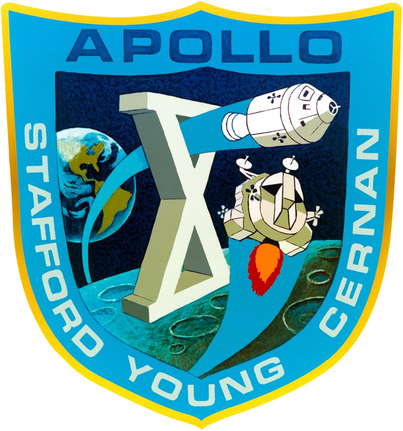 NASA Apollo 10 Mission Patch Sticker Decal NASA Apollo Program - Etsy