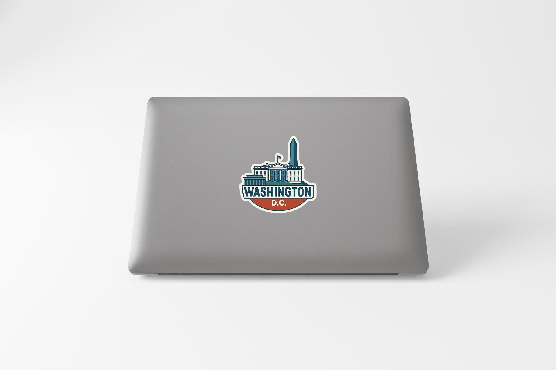 Washington DC Sticker Decal Vinyl Die-cut City Skyline Landmark Design ...