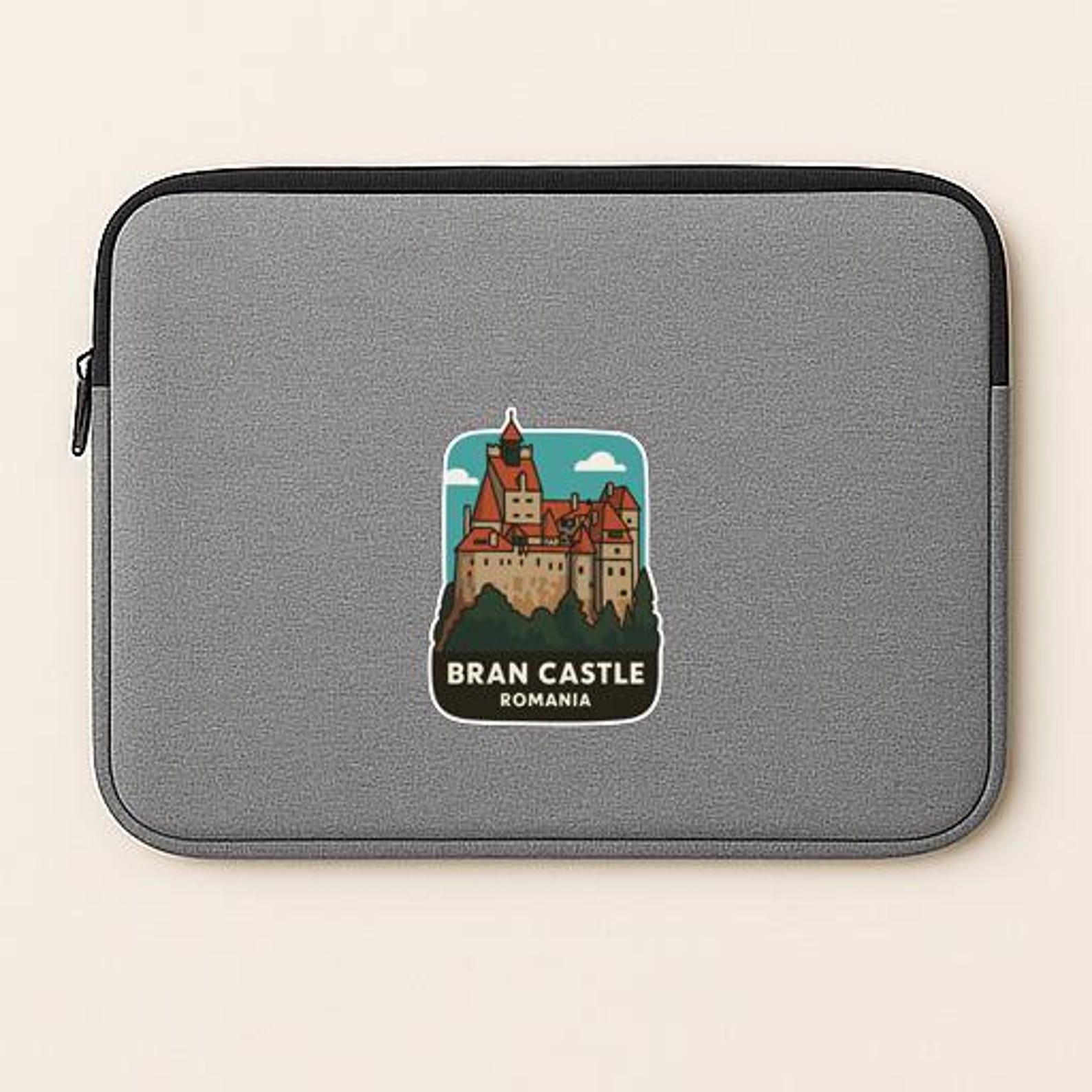 Bran Castle Romania Iron on Heat Transfer Vinyl HTV Die-cut Symbolic ...