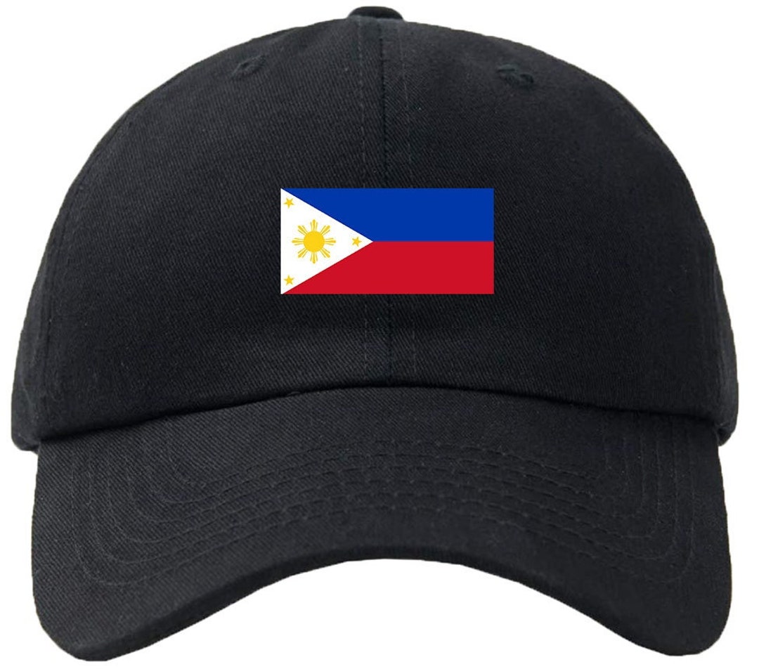 Philippines Flag Baseball Cap Hat Hook & Loop Closure / Republic of the ...