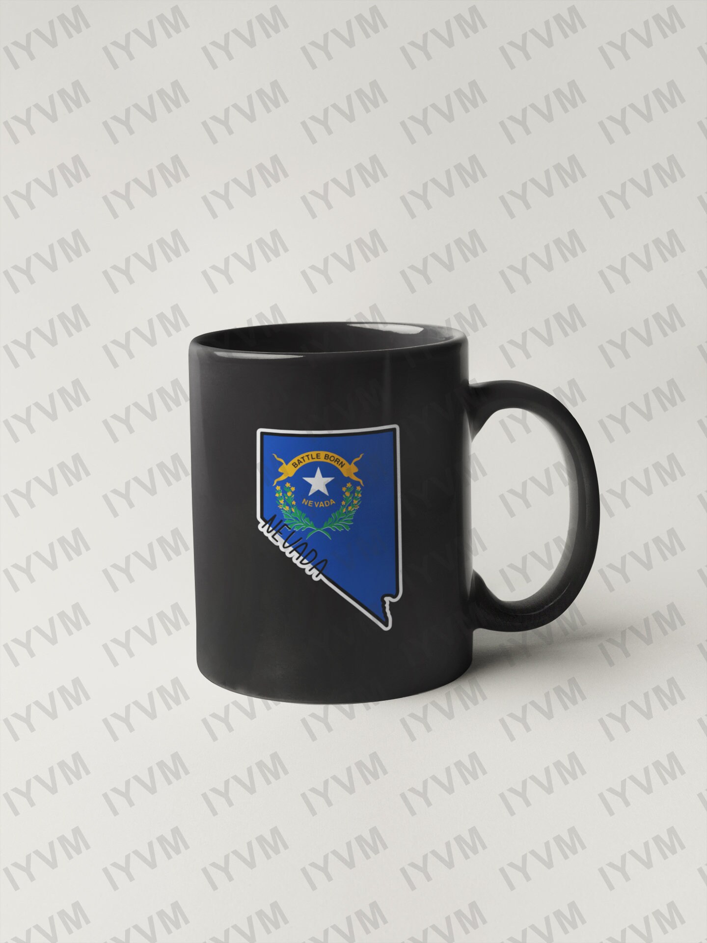 State of Nevada Map Flag Sticker Decal USA Nevada State Carson - Etsy