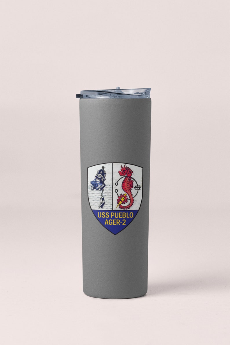 USS Pueblo AGER-2 Badge Sticker Decal Banner Class Technical Research ...
