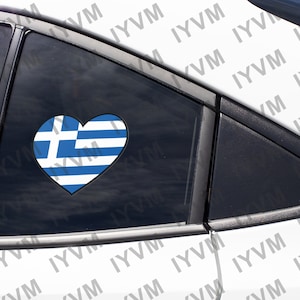 Greece Flag Sticker Decal / Hellenic Republic / Ελληνική Δημοκρατία ...