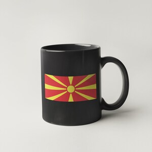 Macedonia Flag Sticker Decal / Republic of North Macedonia / Република ...