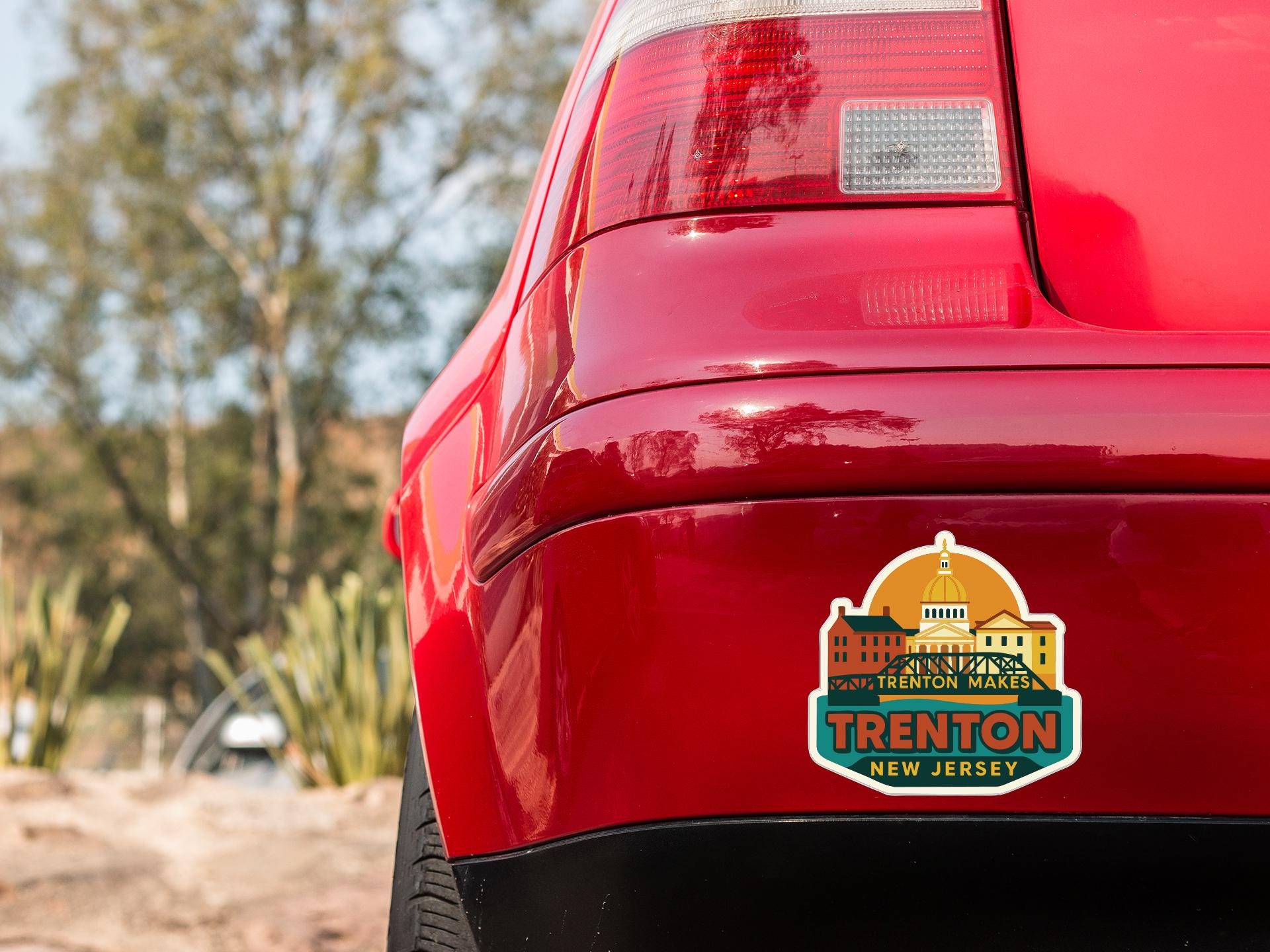 Trenton Sticker Decal Vinyl Die-cut City Skyline Landmark Design - Etsy