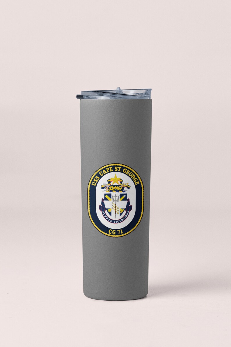 USS Cape St. George CG-71 Badge Sticker Decal Ticonderoga Class Cruiser ...