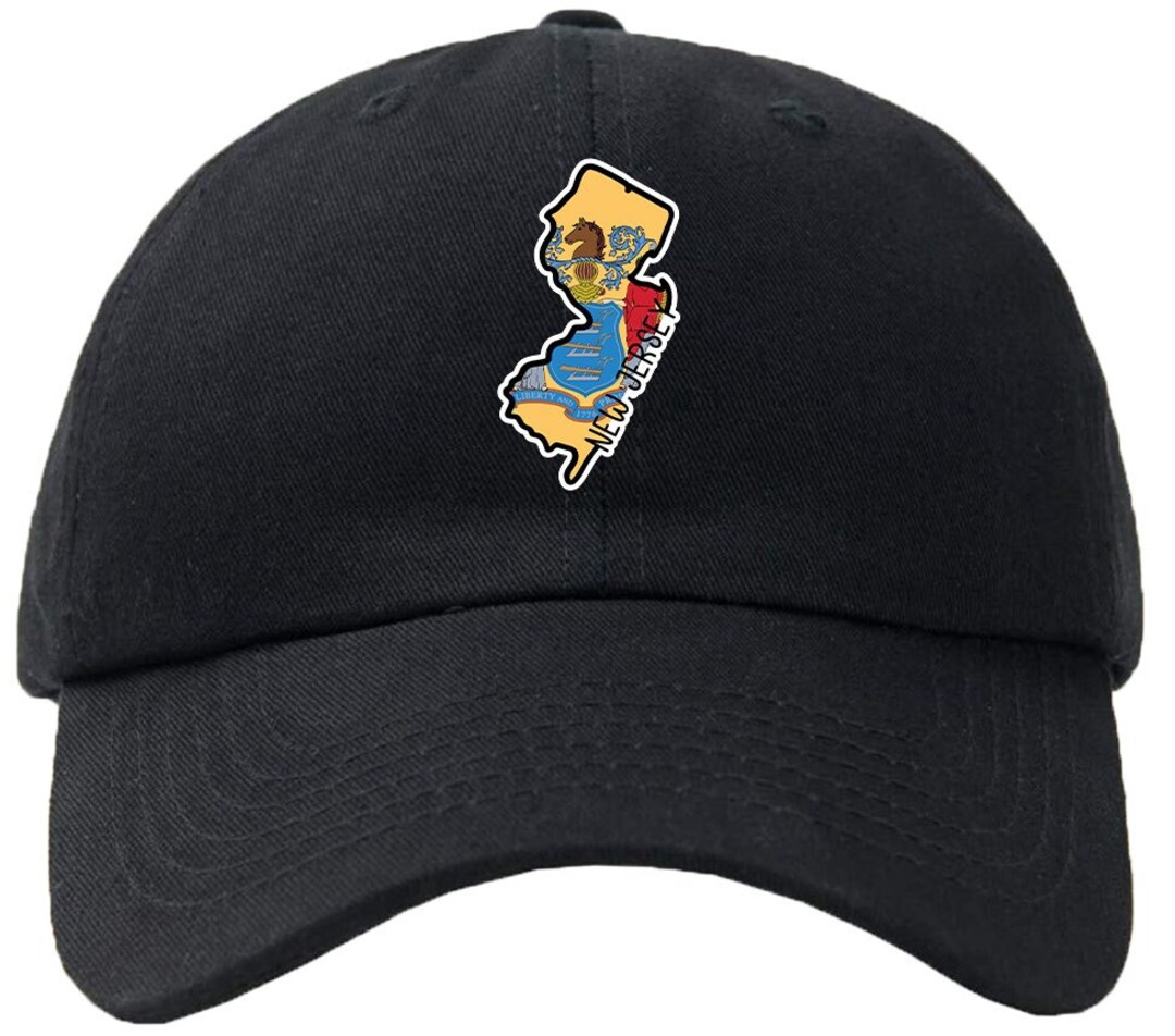 New Jersey Map Flag Sticker Decal USA New Jersey State Trenton the ...