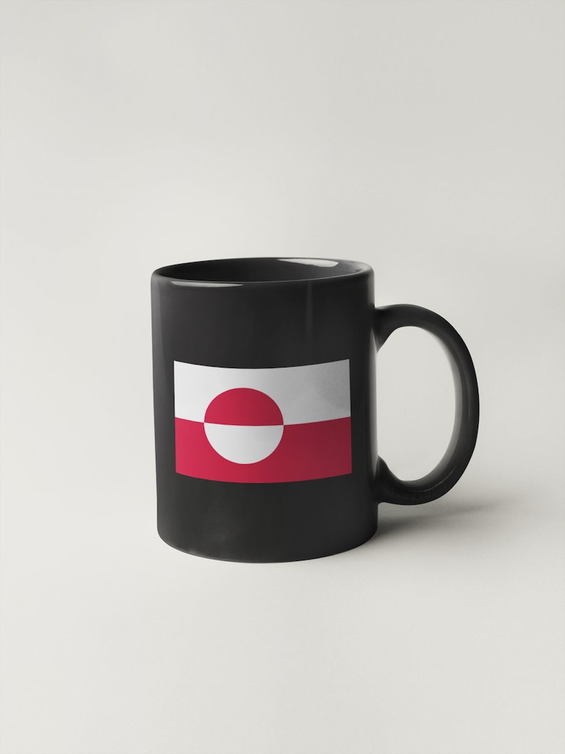 Greenland Flag Sticker Decal / Greenlandic / Kingdom of - Etsy