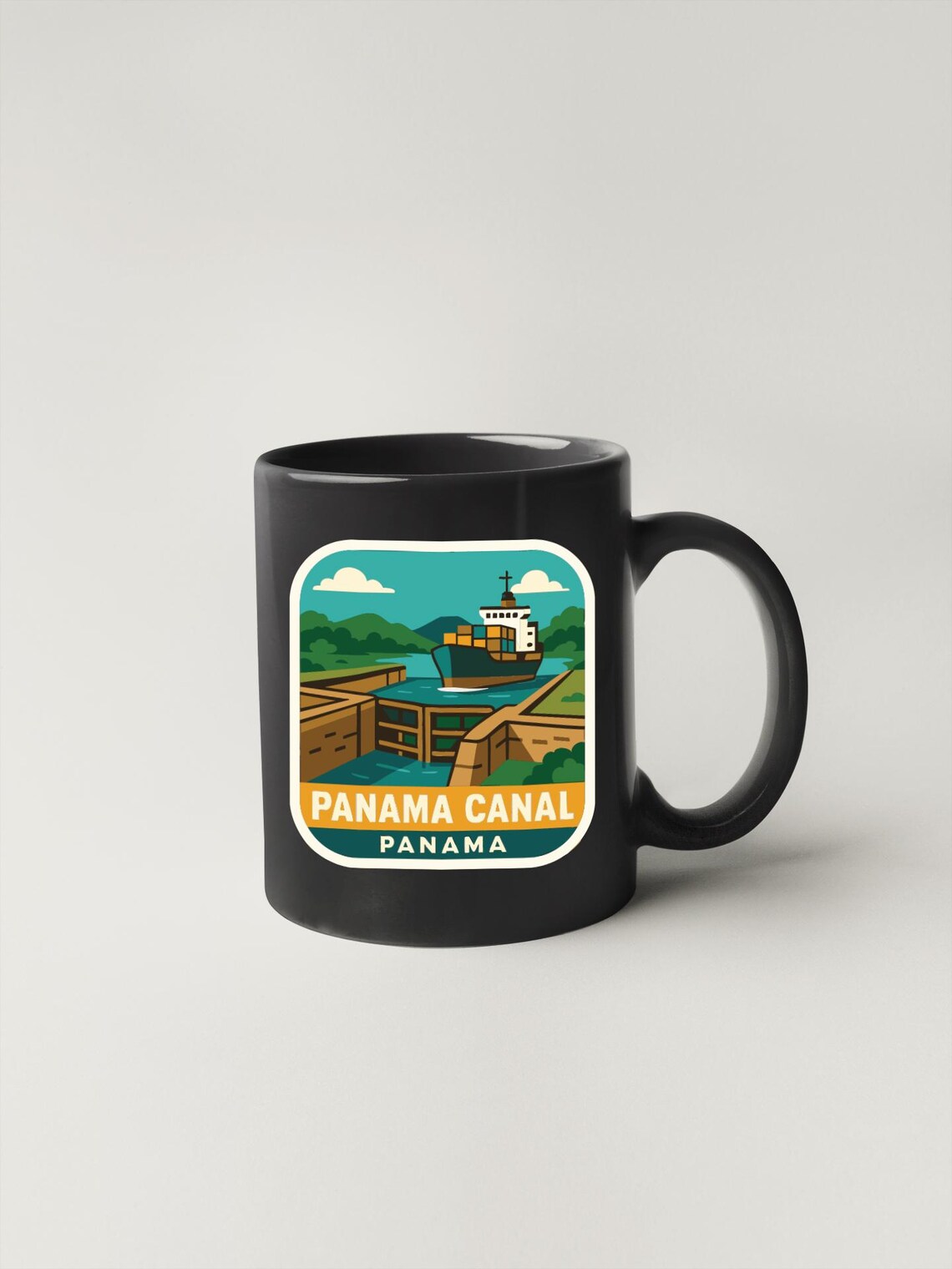 Panama Canal Panama Sticker Decal Vinyl Die-cut Symbolic Landmark ...